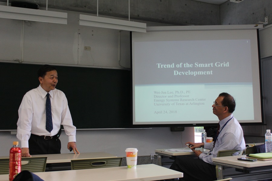 IEEE IAS Vice President Prof. Wei-Jen Lee gave a distinguished Lecture ...