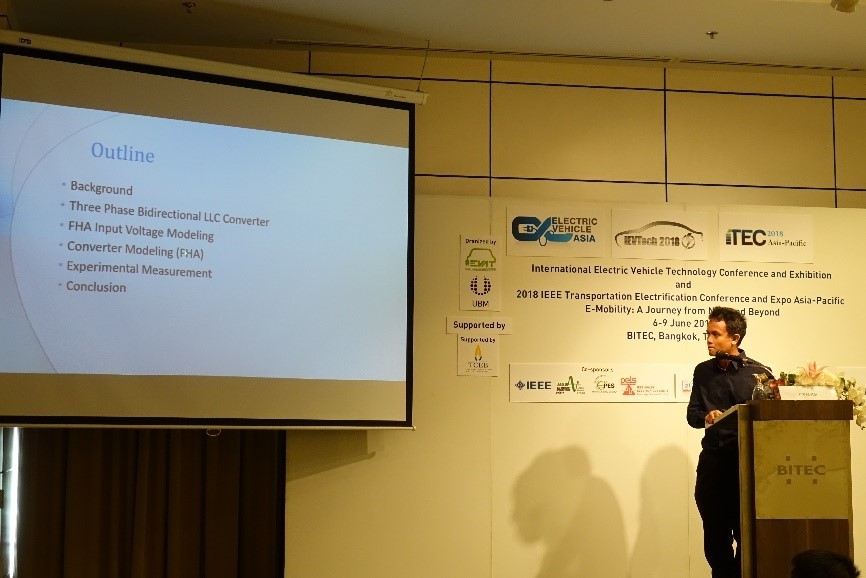 CPET,Taiwan Tech team went to Thailand to participate in ITEC-AP 2018 on 6-9 Jun, 2018